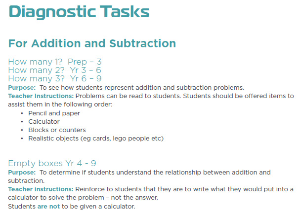 Diagnostic-Tasks - Learning You